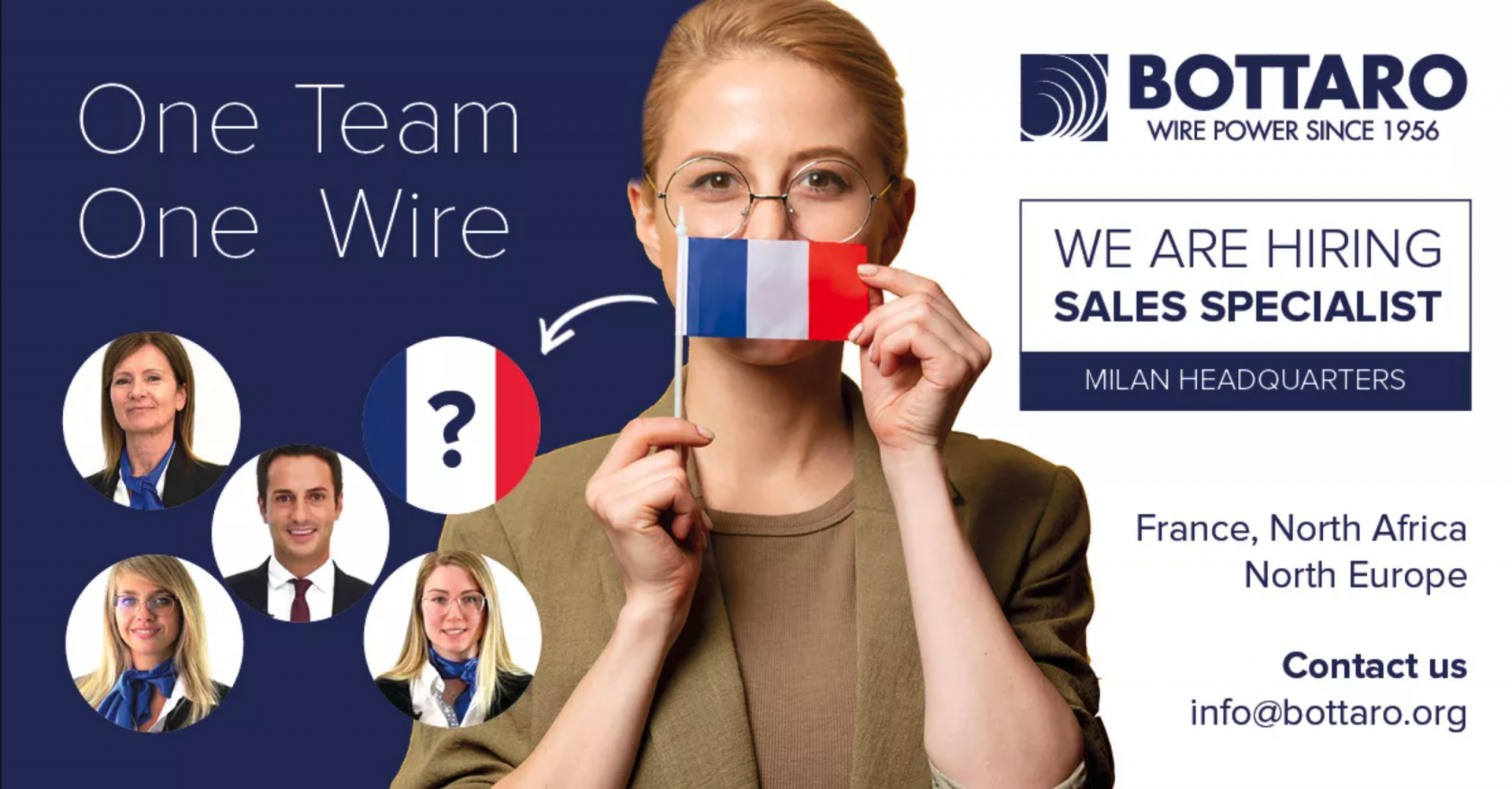We are hiring - French sales Specialist - Bottaro Iron wire for presses ...