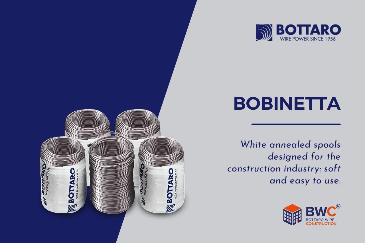 White annealed spool Bottaro: the spool of iron wire that can be easily ...