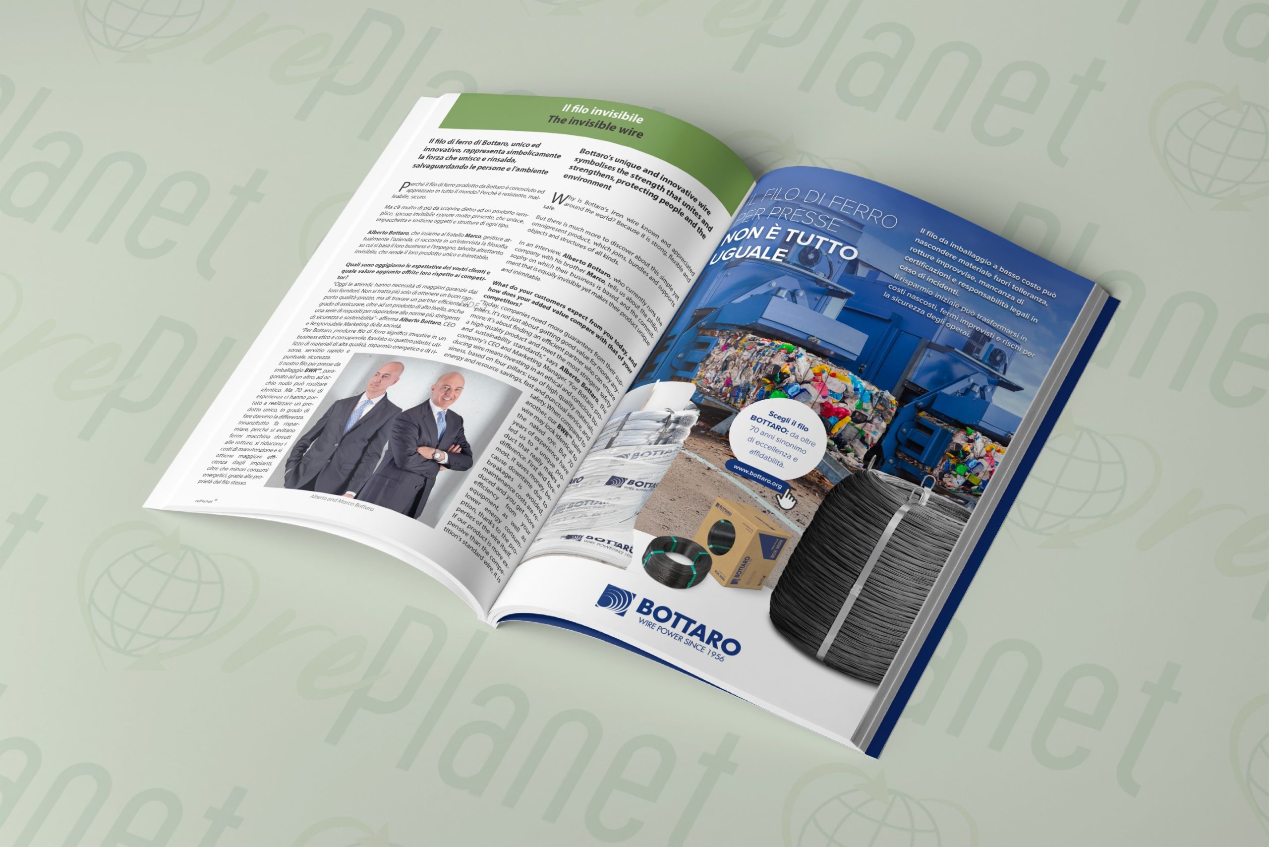 Le fil invisible qui unit, soutient et protège - Bottaro Fil de fer ...